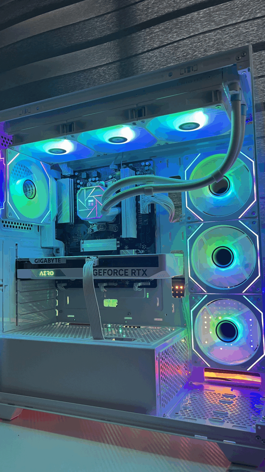 PC FULL BLANCO RYZEN 7 9700X / RTX 5070 / 32GB RAM / REFRIGERACION ...